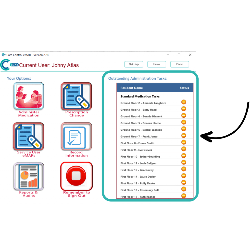 Administering Medication on eMAR – Care Control Learning Hub