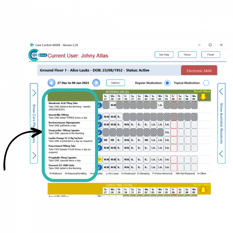Understanding eMAR – Care Control Learning Hub