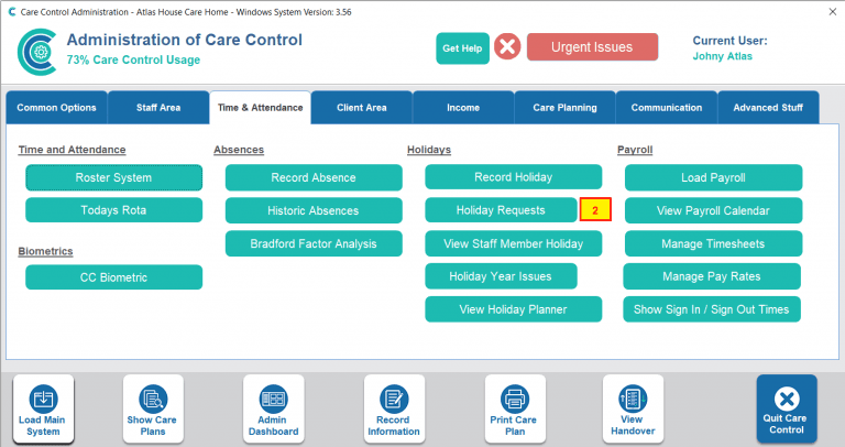 Deactivating Live Rota Template – Care Control Learning Hub