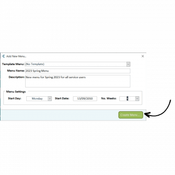 Creating Menus – Part One – Care Control Learning Hub