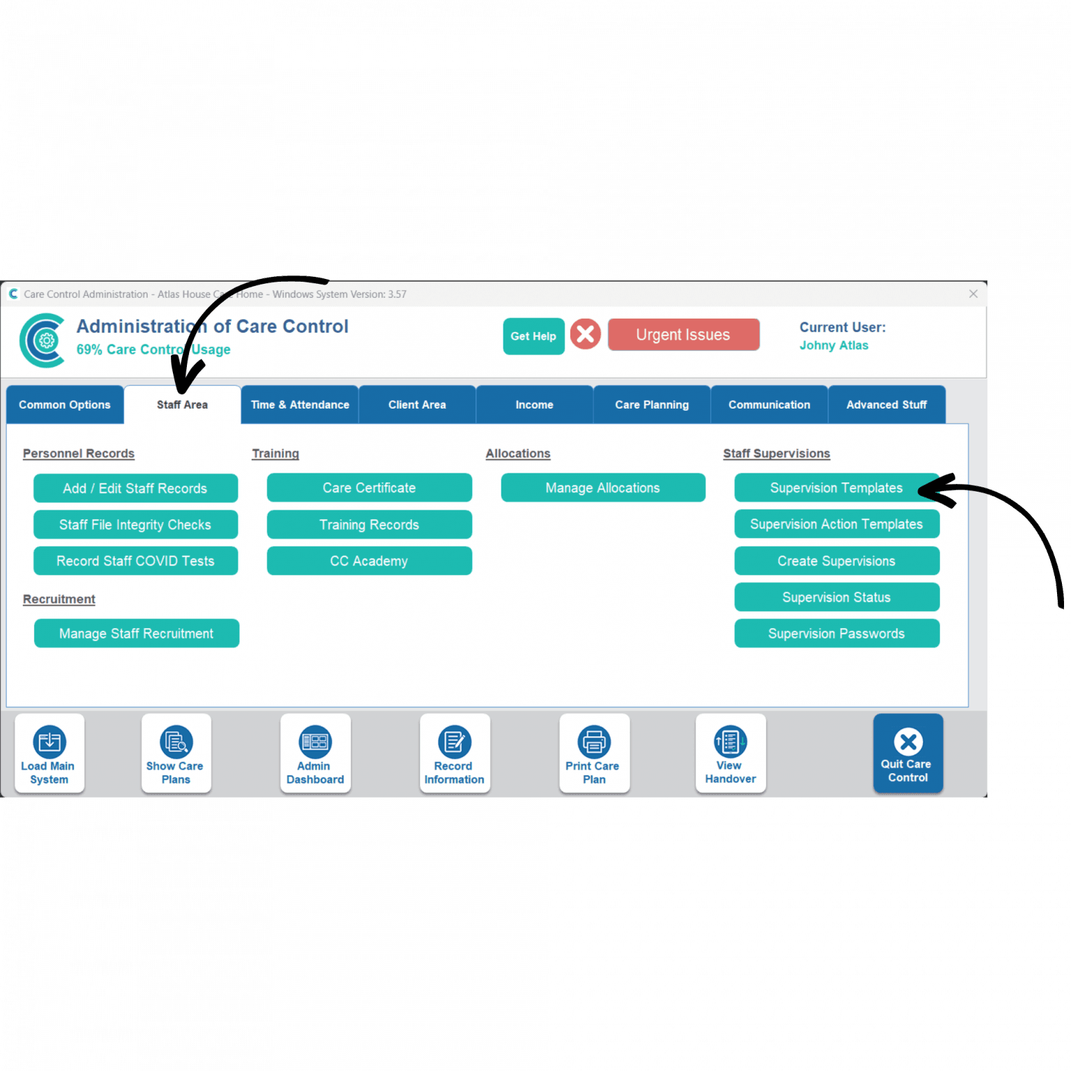 Supervisions on CC Windows – Care Control Learning Hub