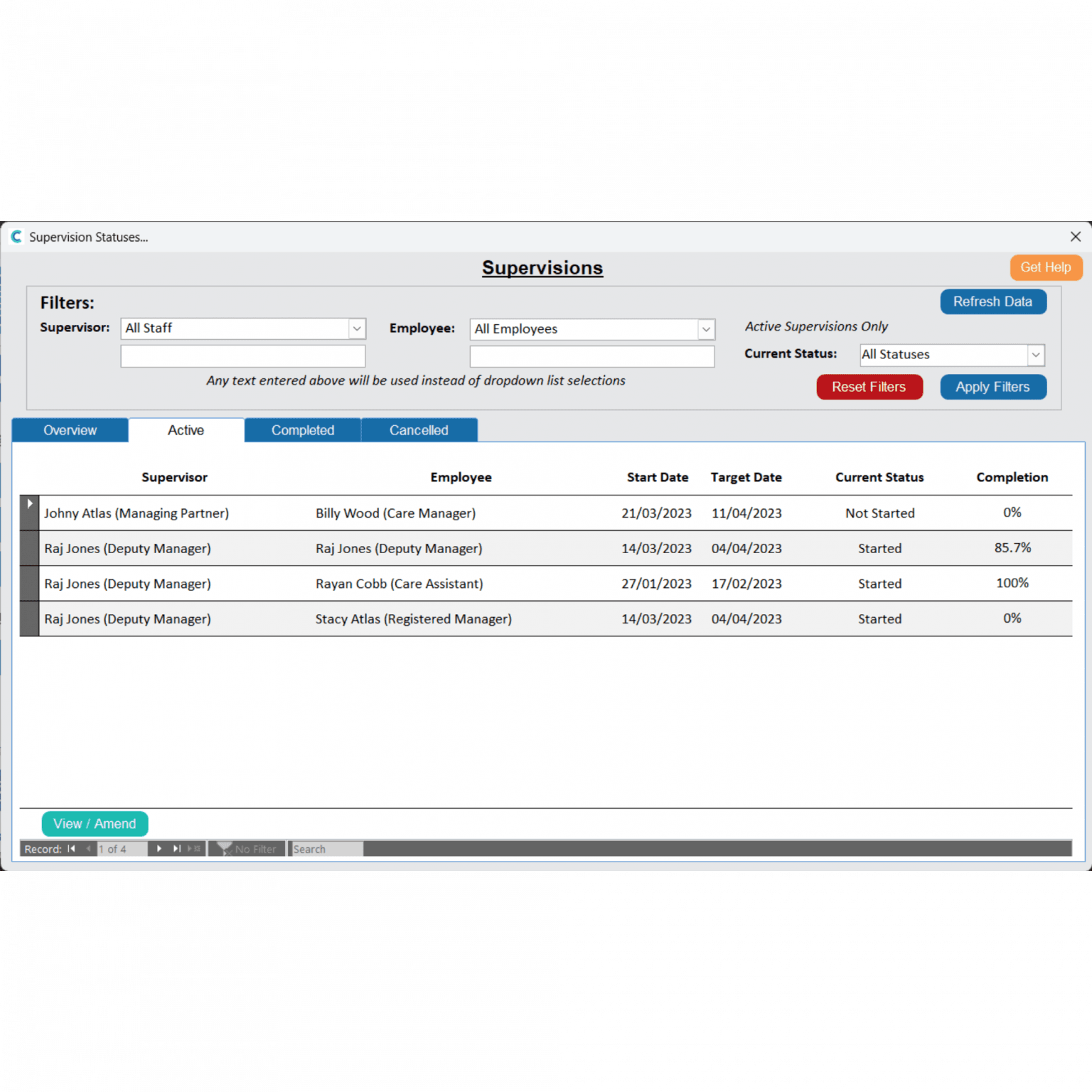 Supervisions on CC Windows – Care Control Learning Hub