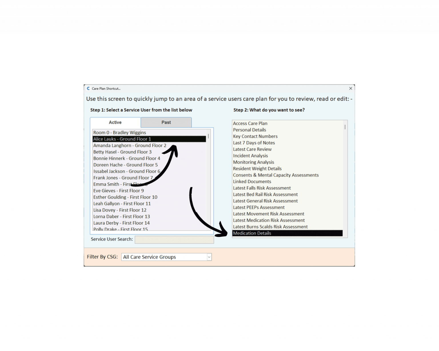 Adding Cream Charts to Care Control – Care Control Learning Hub