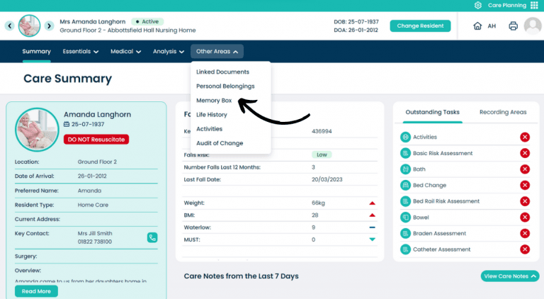 Memory Box – Care Control Learning Hub