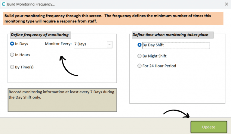 How to Amend Monitoring – Care Control Learning Hub