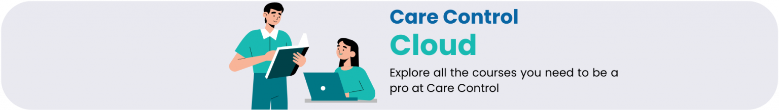 Alerts available on Care Control – Care Control Learning Hub