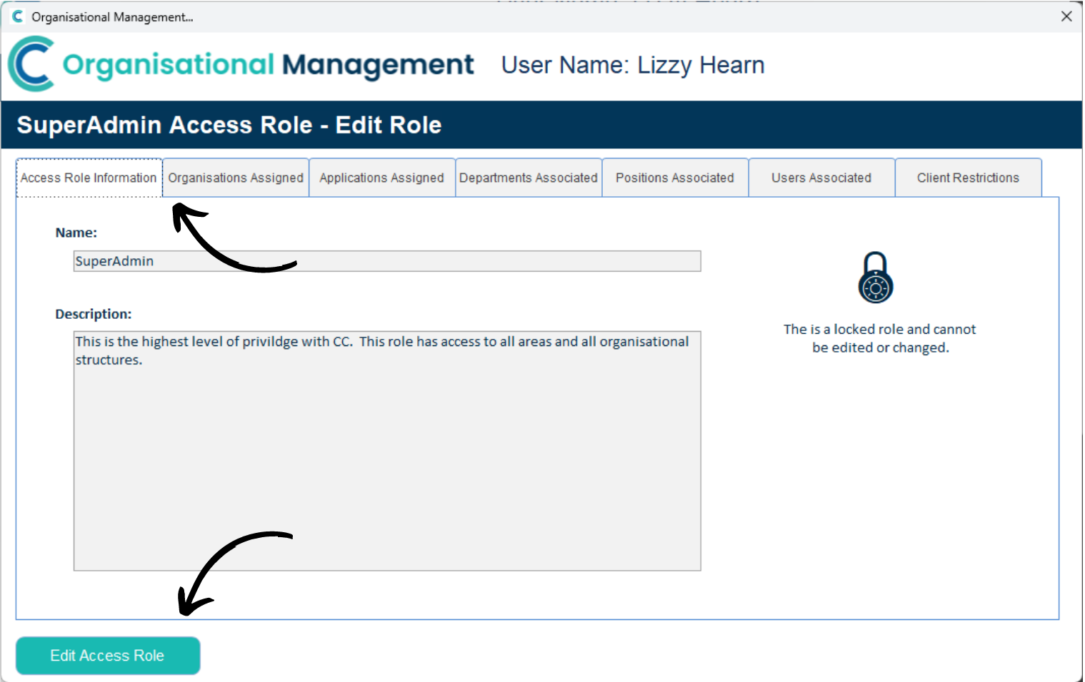 OM – Manage Access Roles – Care Control Learning Hub