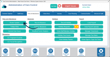 Roster Settings Overview – Care Control Learning Hub
