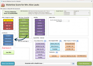 Waterlow Monitoring Scoring – Care Control Learning Hub