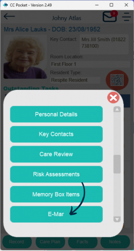 Recording Medication on Pocket – Care Control Learning Hub