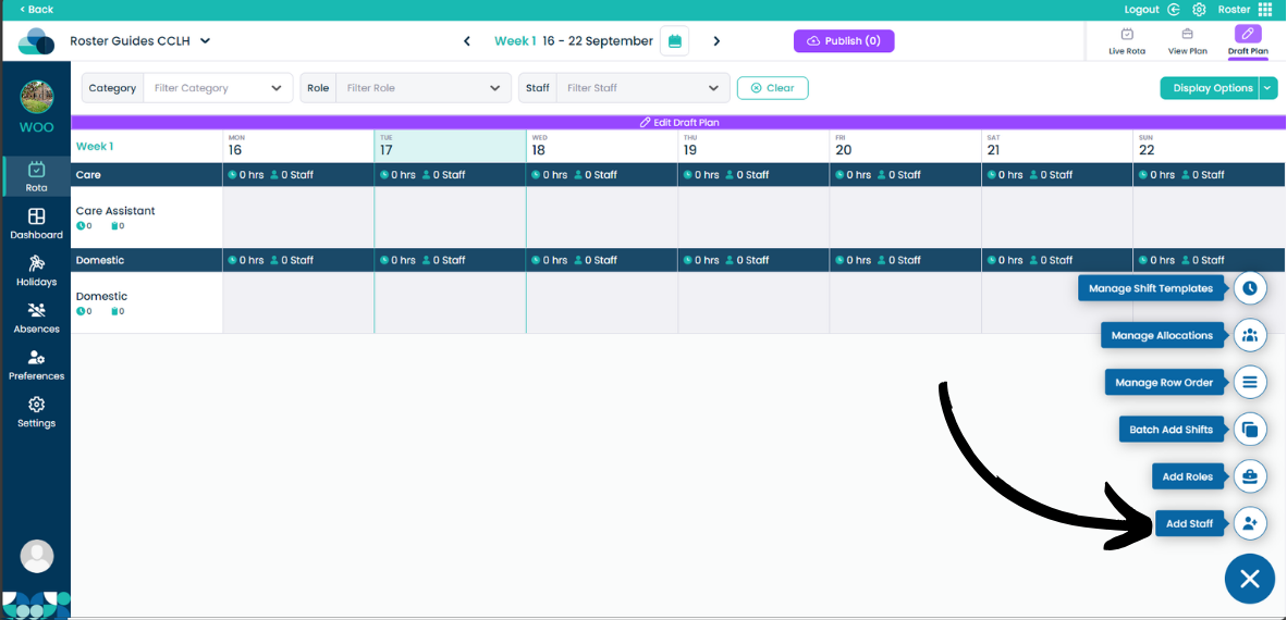 Add Staff to Cloud Roster – Care Control Learning Hub