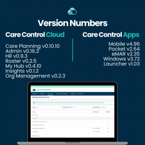 Release Notes – Care Control Learning Hub