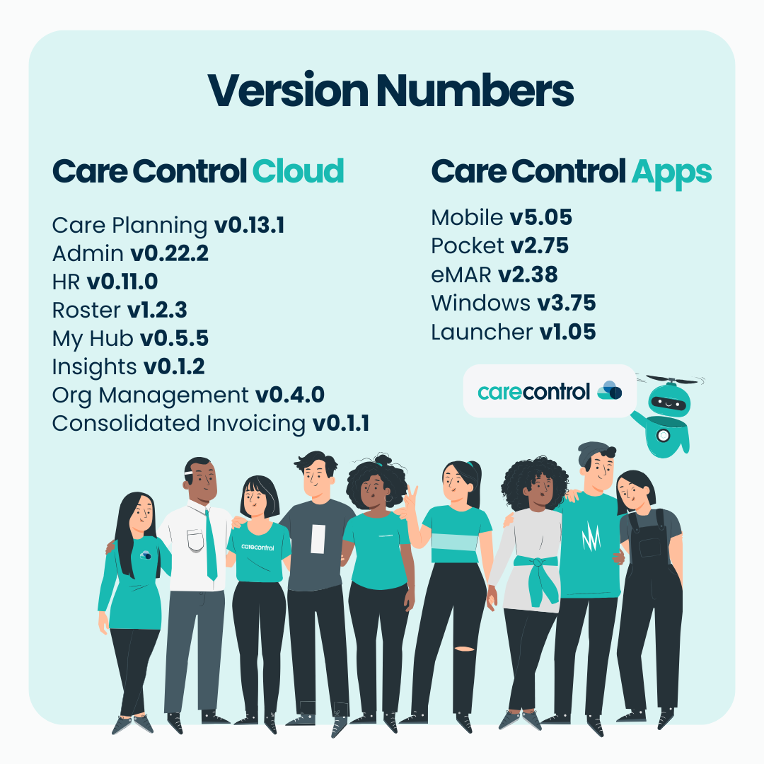 Release Notes – Care Control Learning Hub